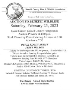 2023 Banquet Flier | Ravalli County Fish & Wildlife Association